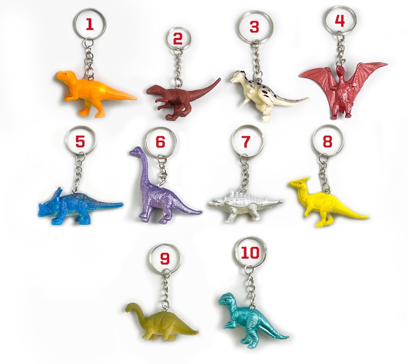Dinosaur Keychain - Purse/backpack/zipper Charm - T-rex - Dino - Etsy