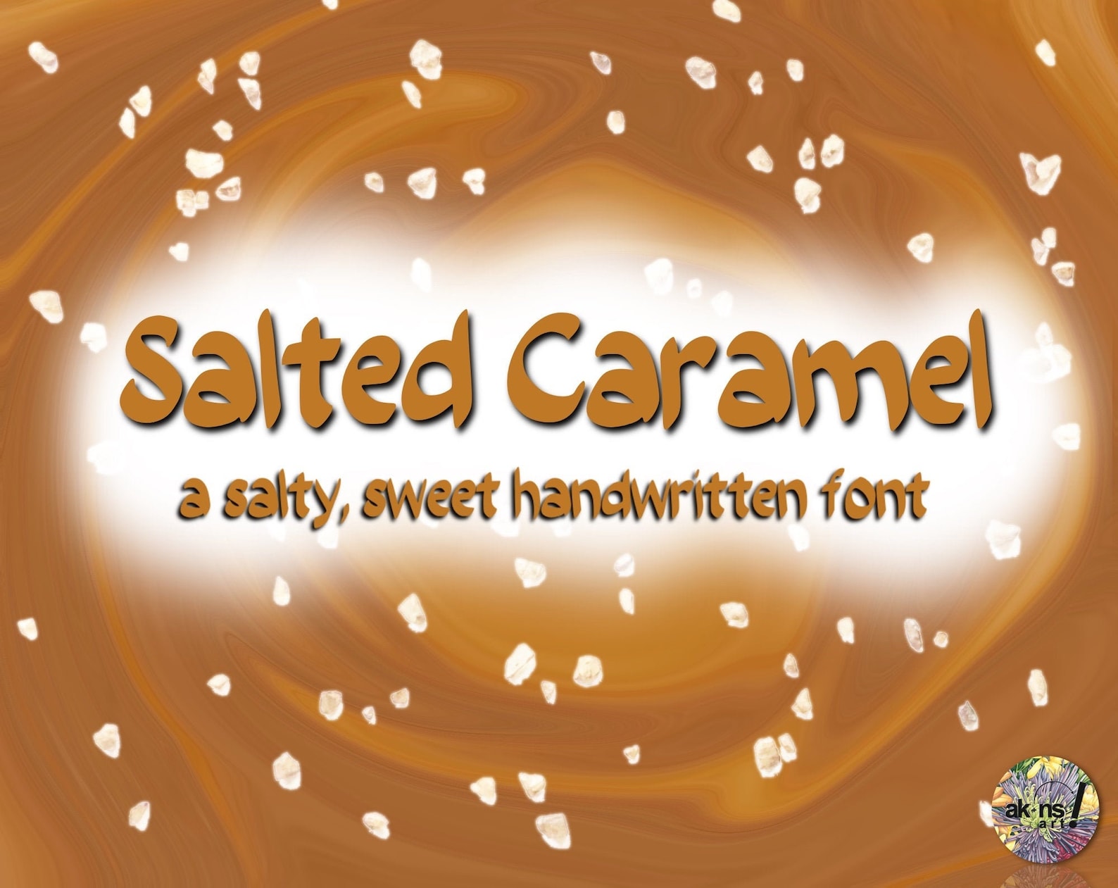 Salted Caramel Handwritten Font Calligraphy Ipad Procreate - Etsy