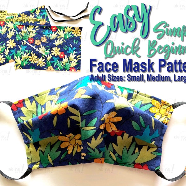 Simple Face Mask - Etsy
