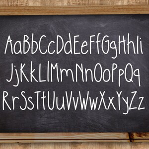 SKINNY STICKS Rae Dunn Inspired Font With Upper and Lower Case Letters ...