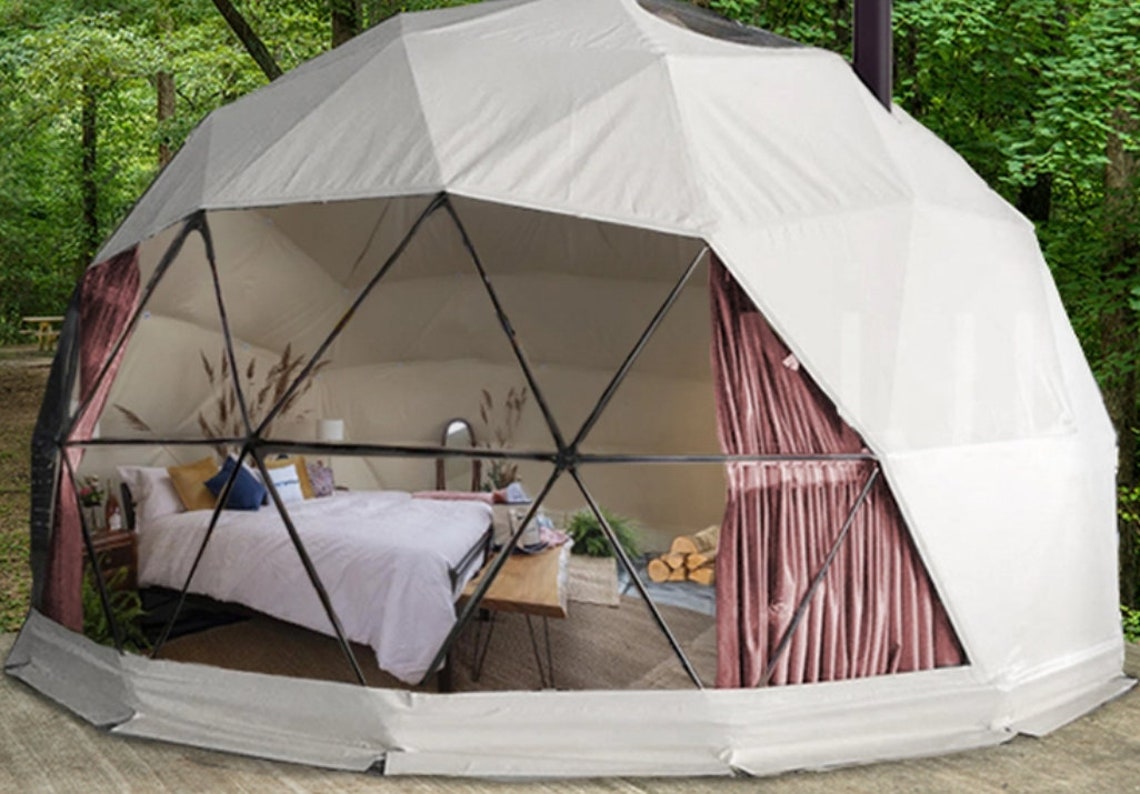 Geodesic Glamping Luxury Dome 5M 16.3ft | Etsy