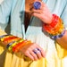 Neon GARABATO Acrylic Bangle: Fluorescent Lucite Cuff Bracelet - Etsy