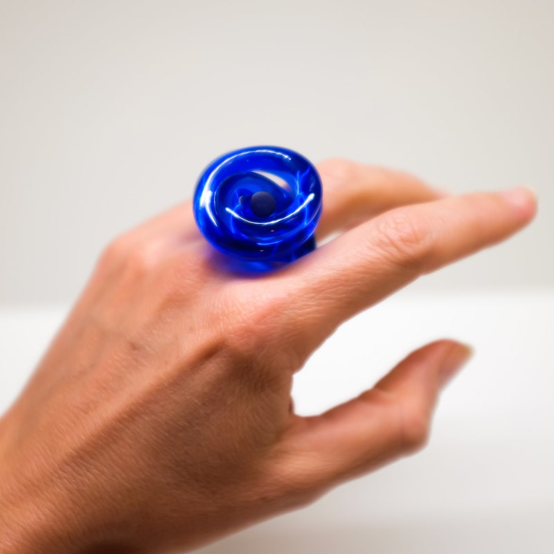 Lucite Oversized Rings - Etsy