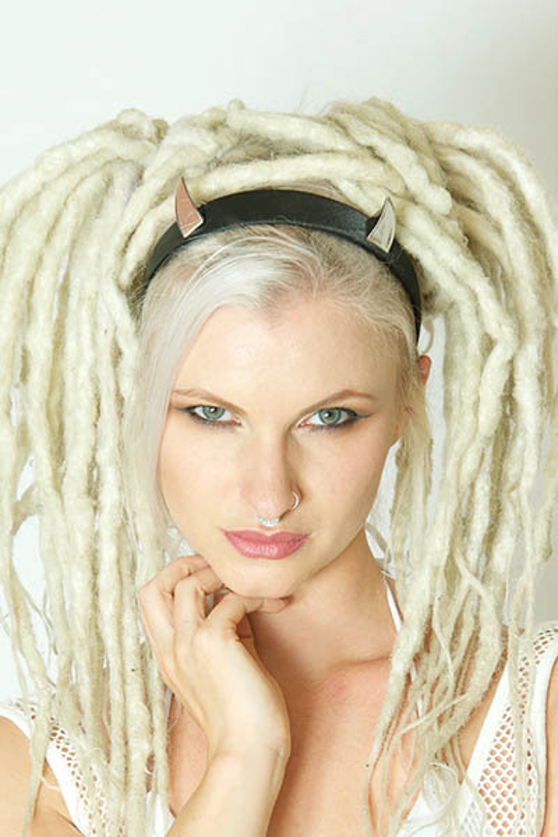 Devil Horn Hairband - Etsy