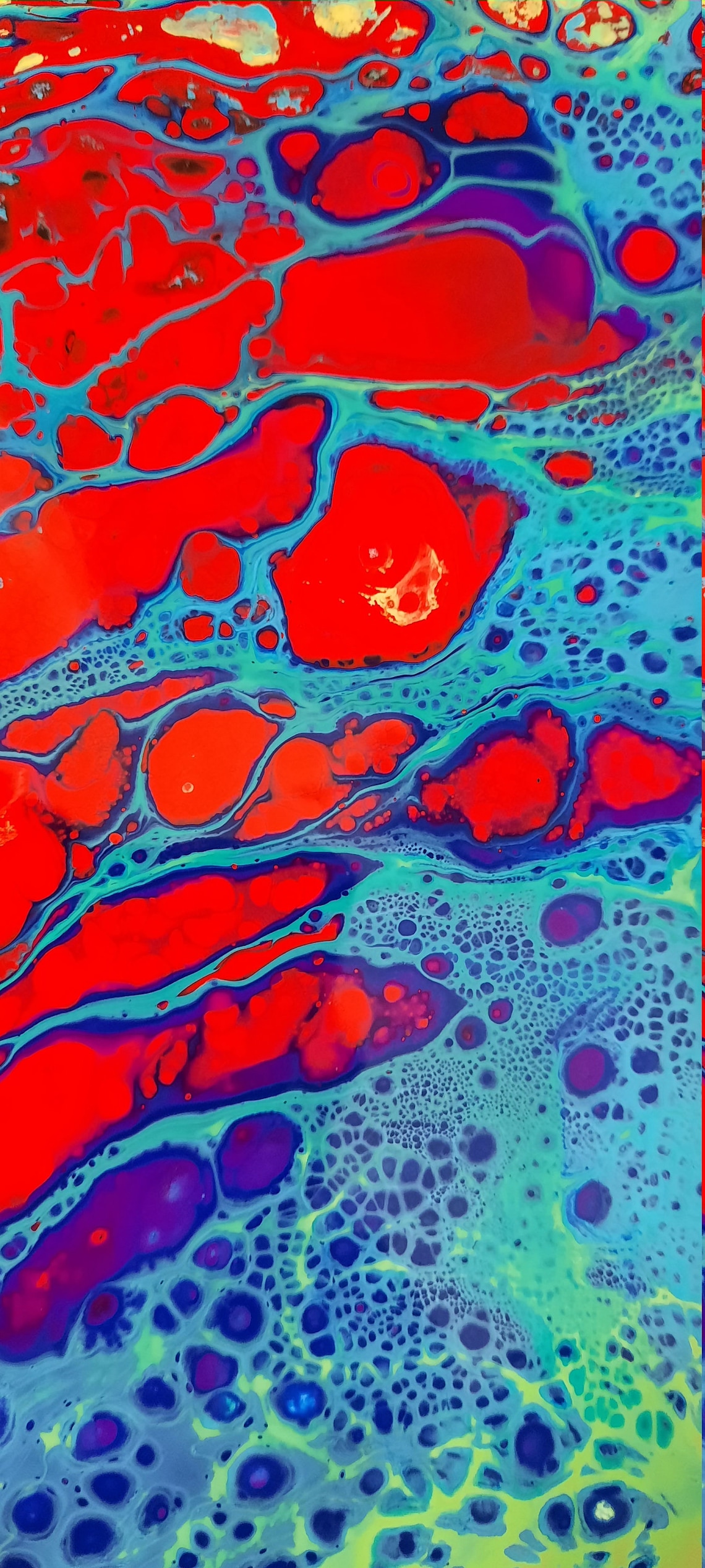 Acrylic Paint Poured Letters, Custom Painted Letter Decor - Fluid Art ...