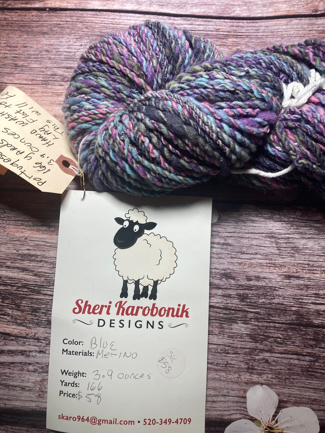 Marled Merino Handspun Yarn for Knitting, Crochet, and Weaving - Etsy