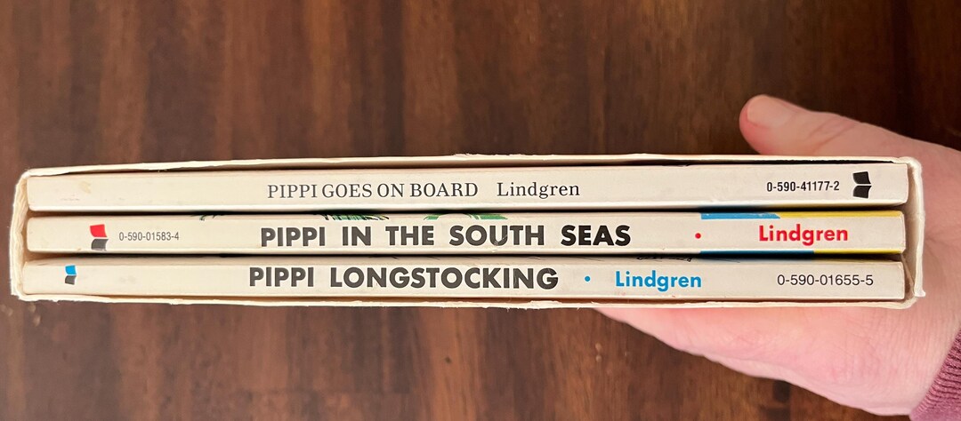 Pippi Longstocking 3-book Set Vintage Scholastic Excellent Condition - Etsy
