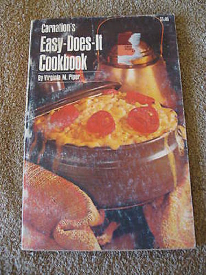 1970 Carnation's Easy-does-it Cookbook,virginia Piper Vintage B1 - Etsy