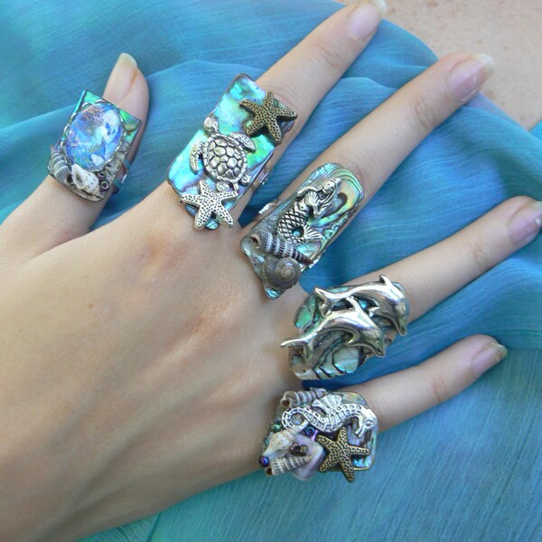 Mermaid Ring - Etsy