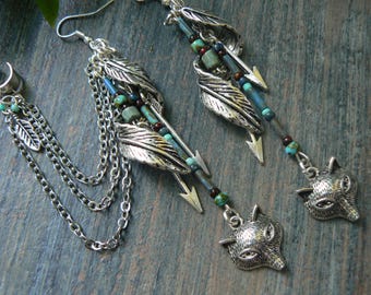 Wolf Ear Cuff | Etsy