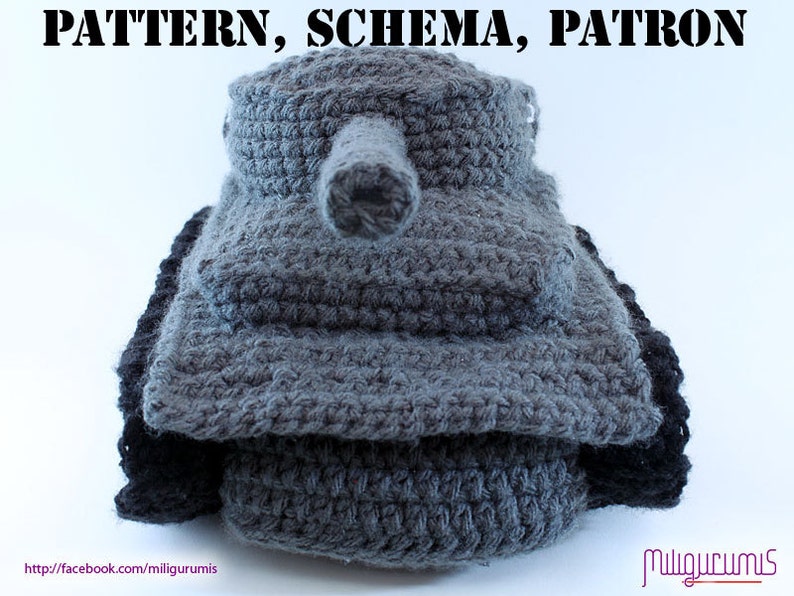 PATTERN for Tiger 1 Tank Panzer Crocheted Slippers | Etsy
