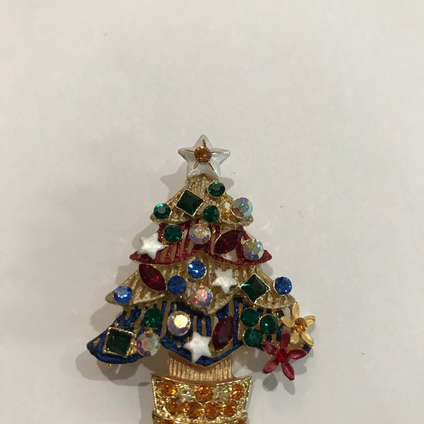 Christmas Tree Brooch - Etsy