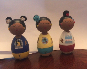 Kokeshi Peg Doll | Etsy