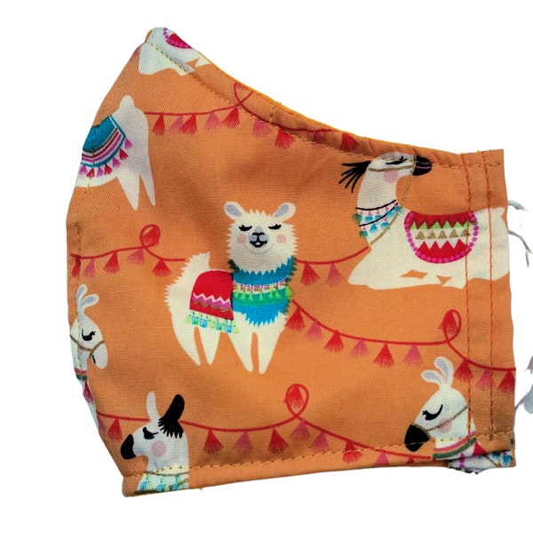 Llama Face Mask - Etsy