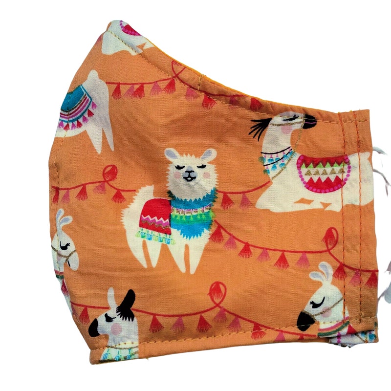 Llama Face Mask - Etsy
