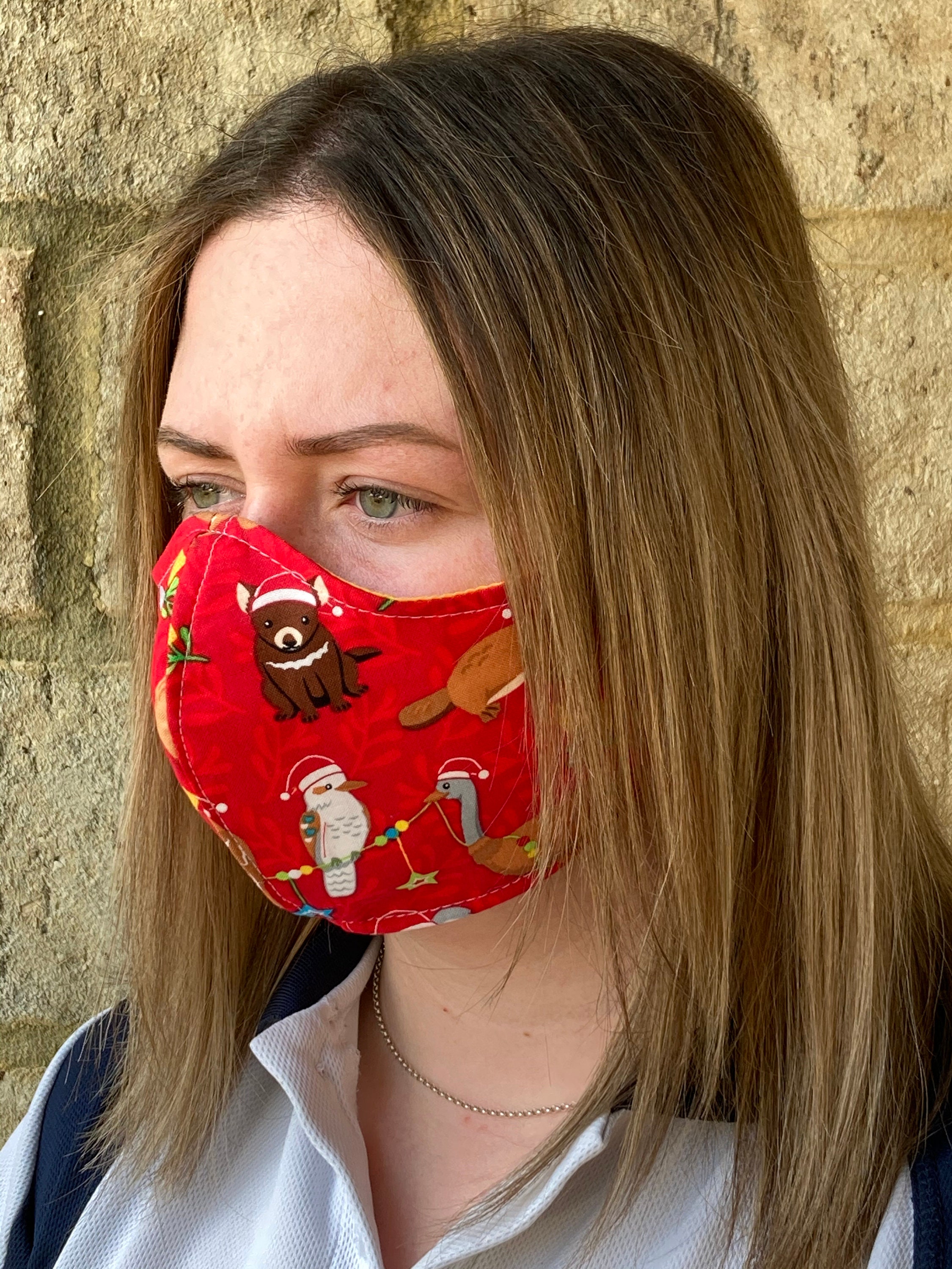 Christmas face mask Stocking Stuffer Fun face mask unique | Etsy