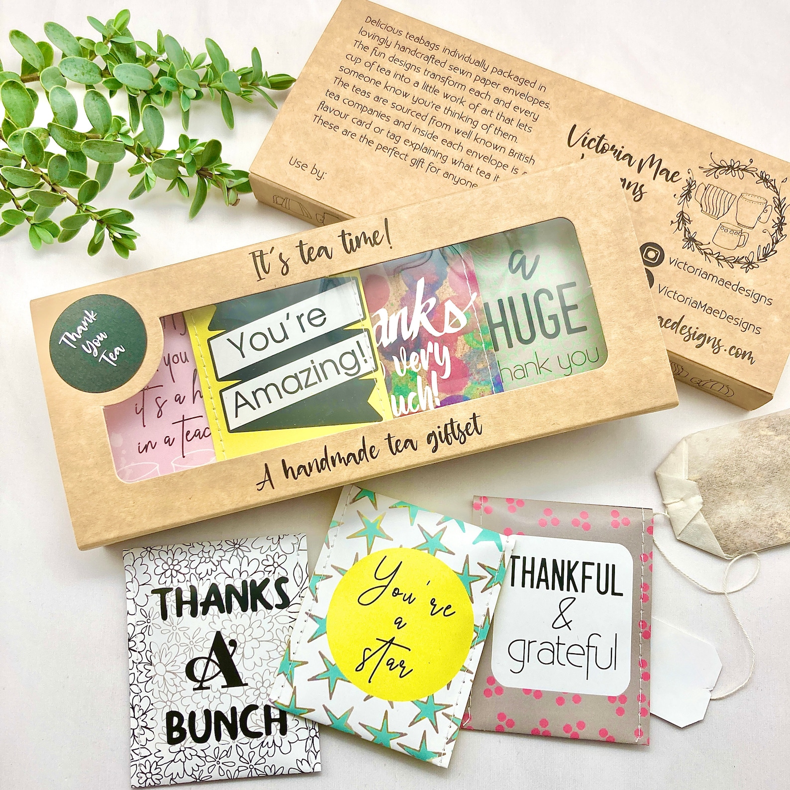 Thank You Gift Set: Thank You Tea Gift Thank You Box Thank - Etsy UK