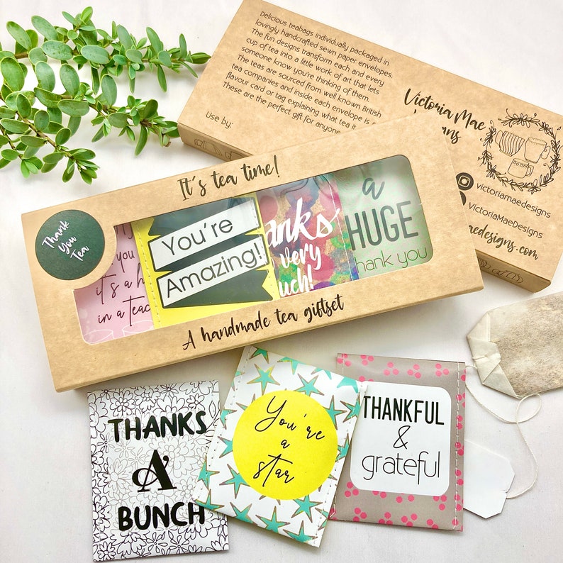 Thank You Gift Set: Thank You Tea Gift Thank You Box Thank - Etsy UK