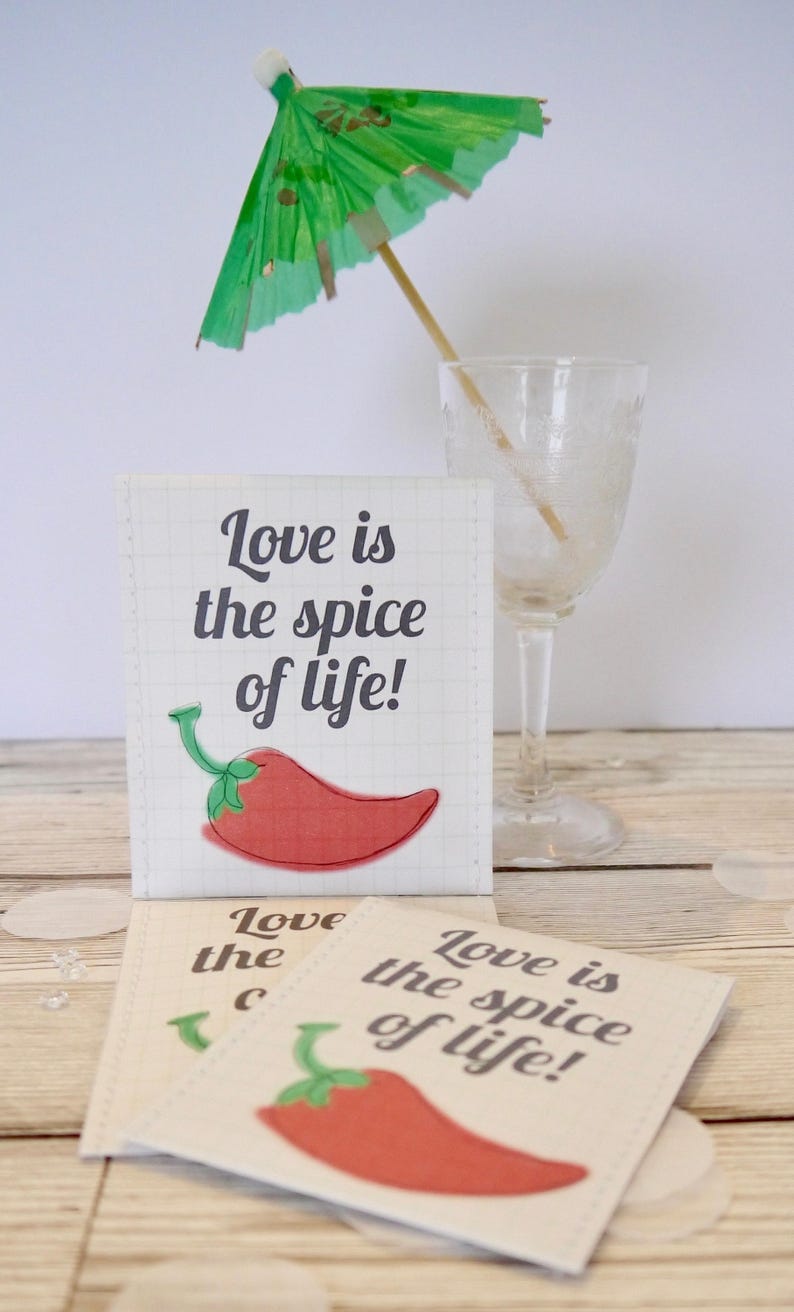 Chillies Wedding Favour: Seed Bag, Pack of 10 - Chilli Seed Wedding ...