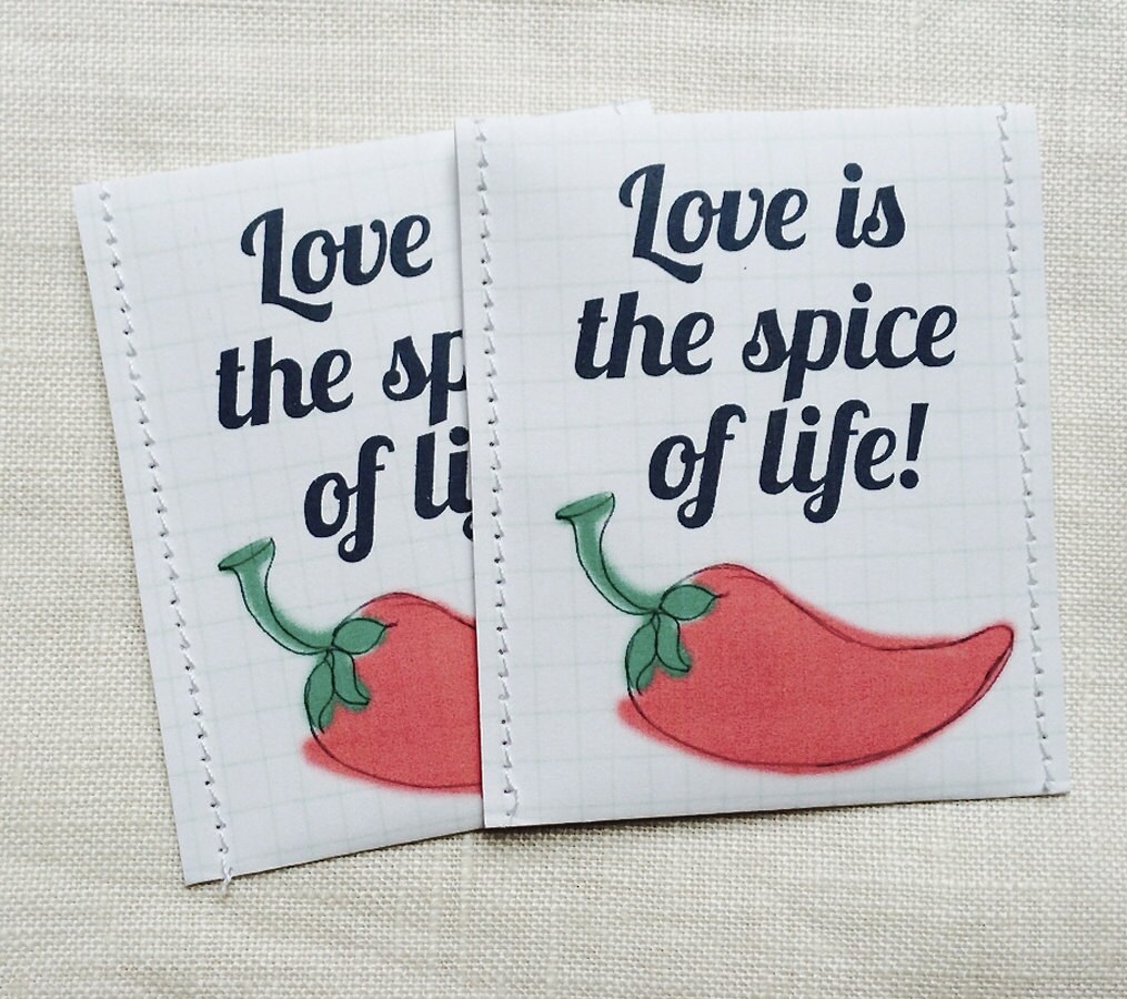Chillies Wedding Favour: Seed Bag, Pack of 10 - Chilli Seed Wedding ...