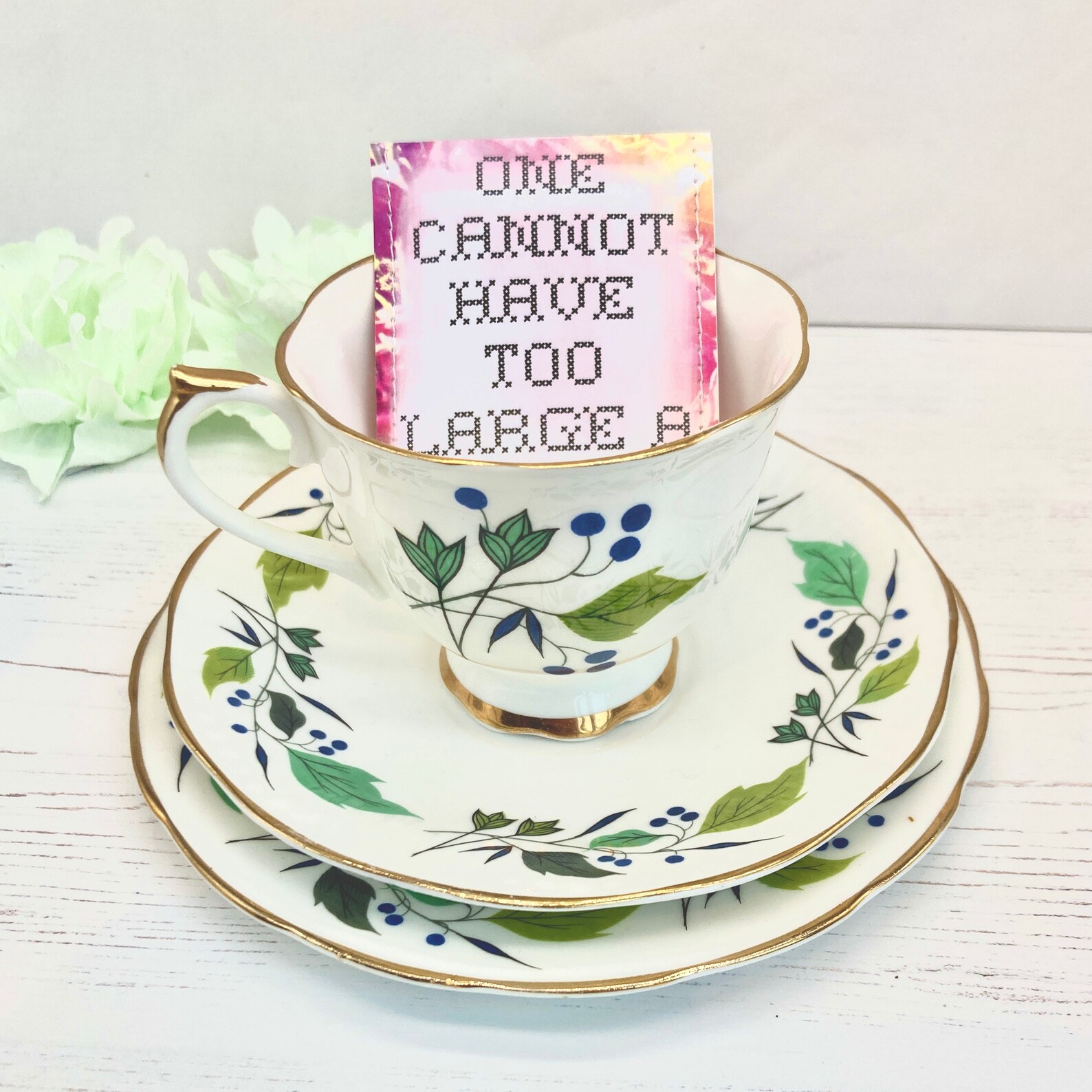 Jane Austen Gift: Jane Austen Tea and Teacup Gift Set Pride - Etsy