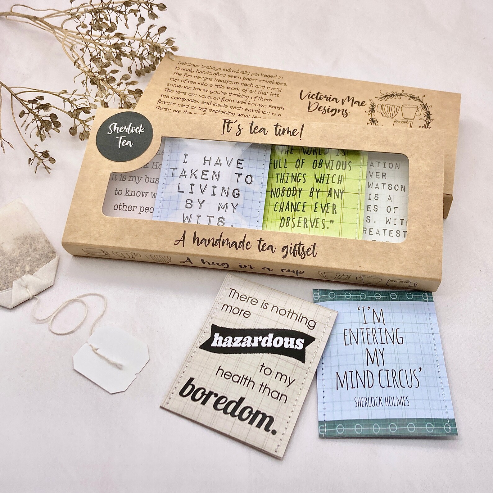 Sherlock Holmes Tea Gift Set Sherlock Gift for Sherlock - Etsy UK