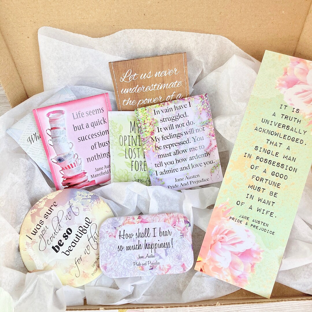Jane Austen Gift Bundle: Jane Austen Tea Letterbox Gift - Jane Austen ...