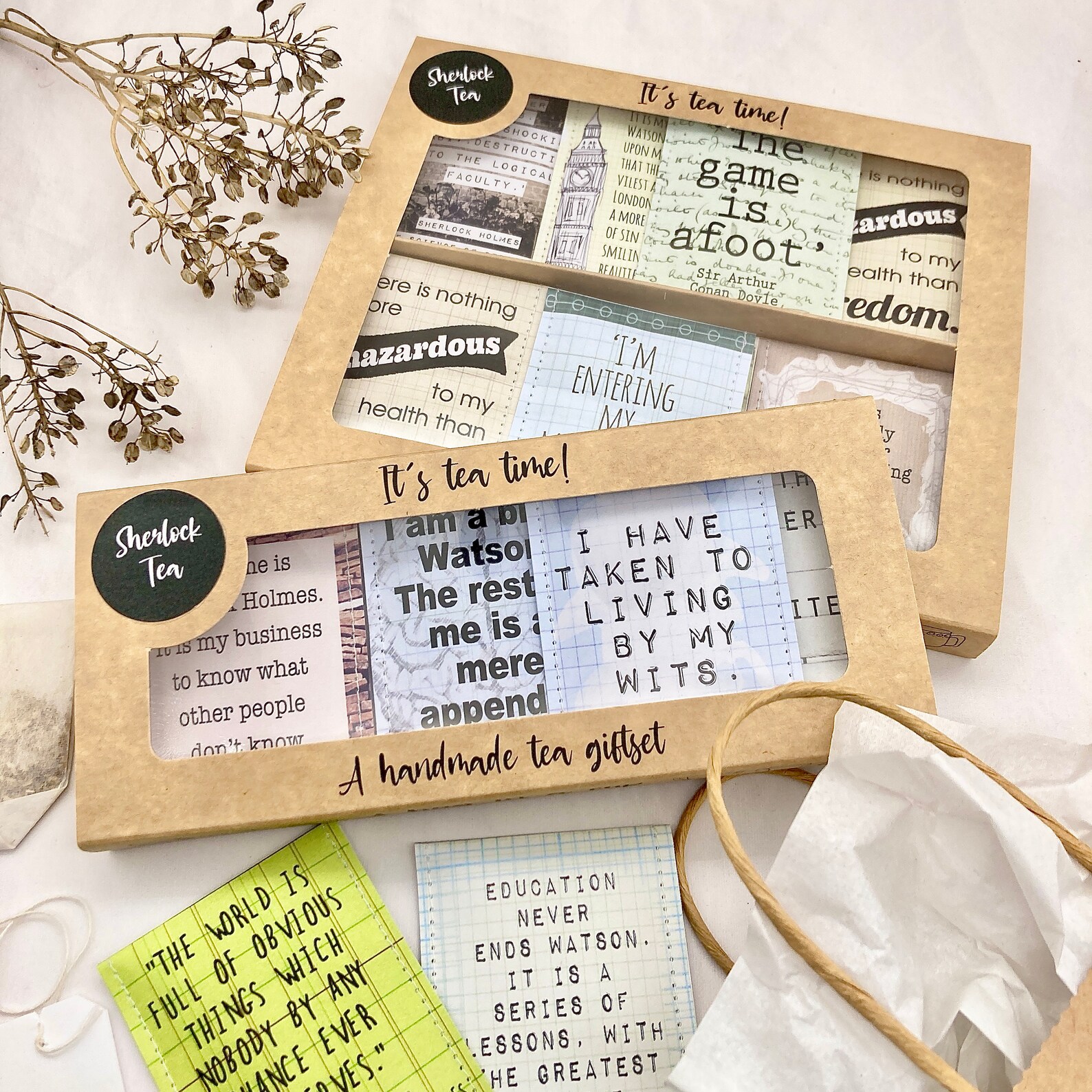 Sherlock Holmes Tea Gift Set Sherlock Gift for Sherlock - Etsy UK