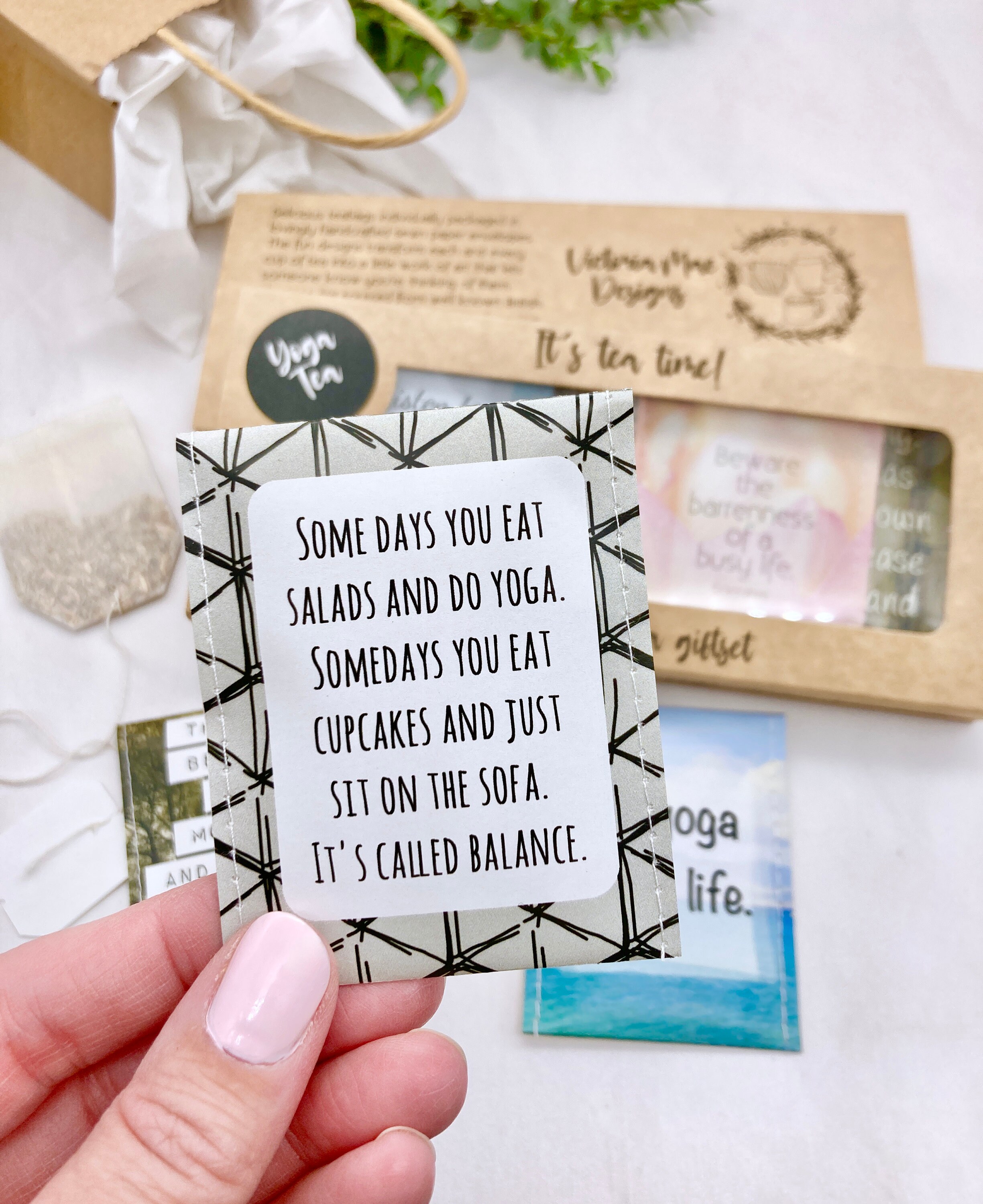 Yoga Gifts: Yoga Tea Gift Set Gifts for Yoga Lovers - Etsy UK