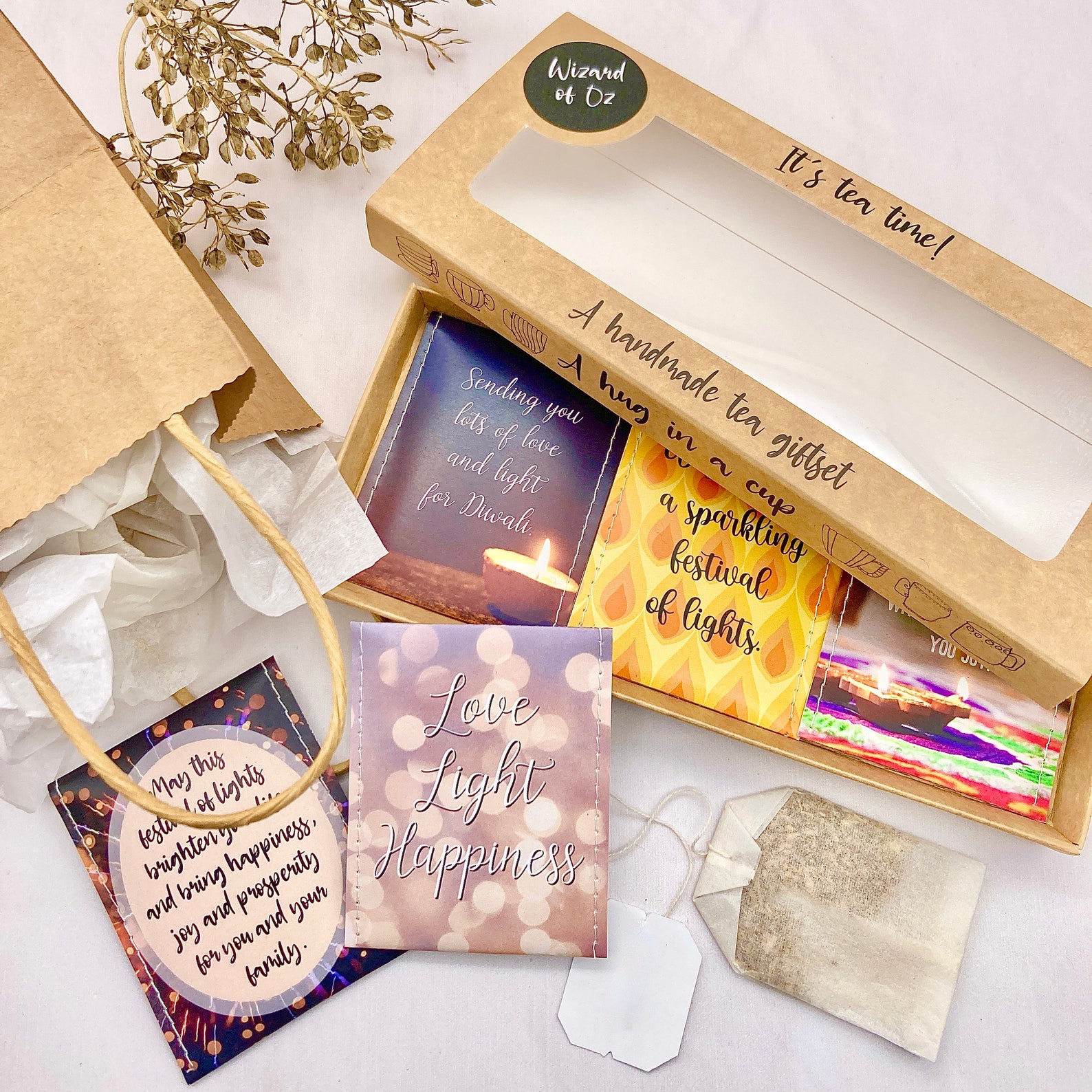 Happy Diwali Tea Gift Set - Etsy UK