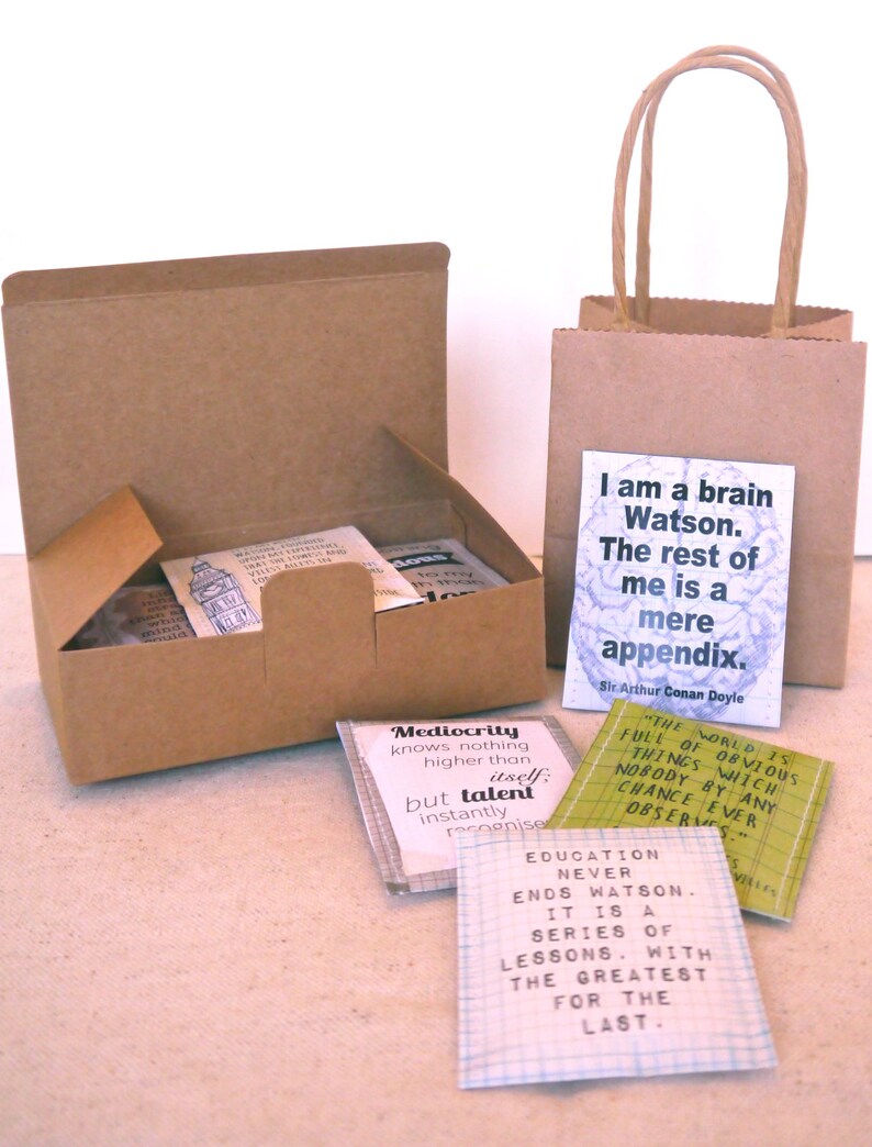 Sherlock Holmes tea gift set Sherlock gift for Sherlock | Etsy