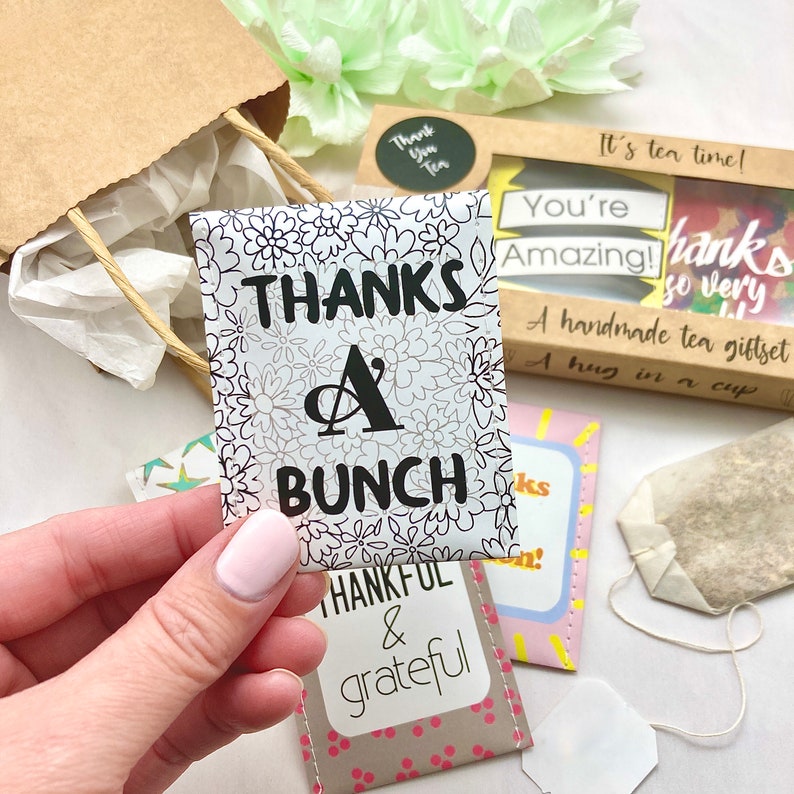 Thank You Gift Set: Thank You Tea Gift Thank You Box Thank - Etsy UK