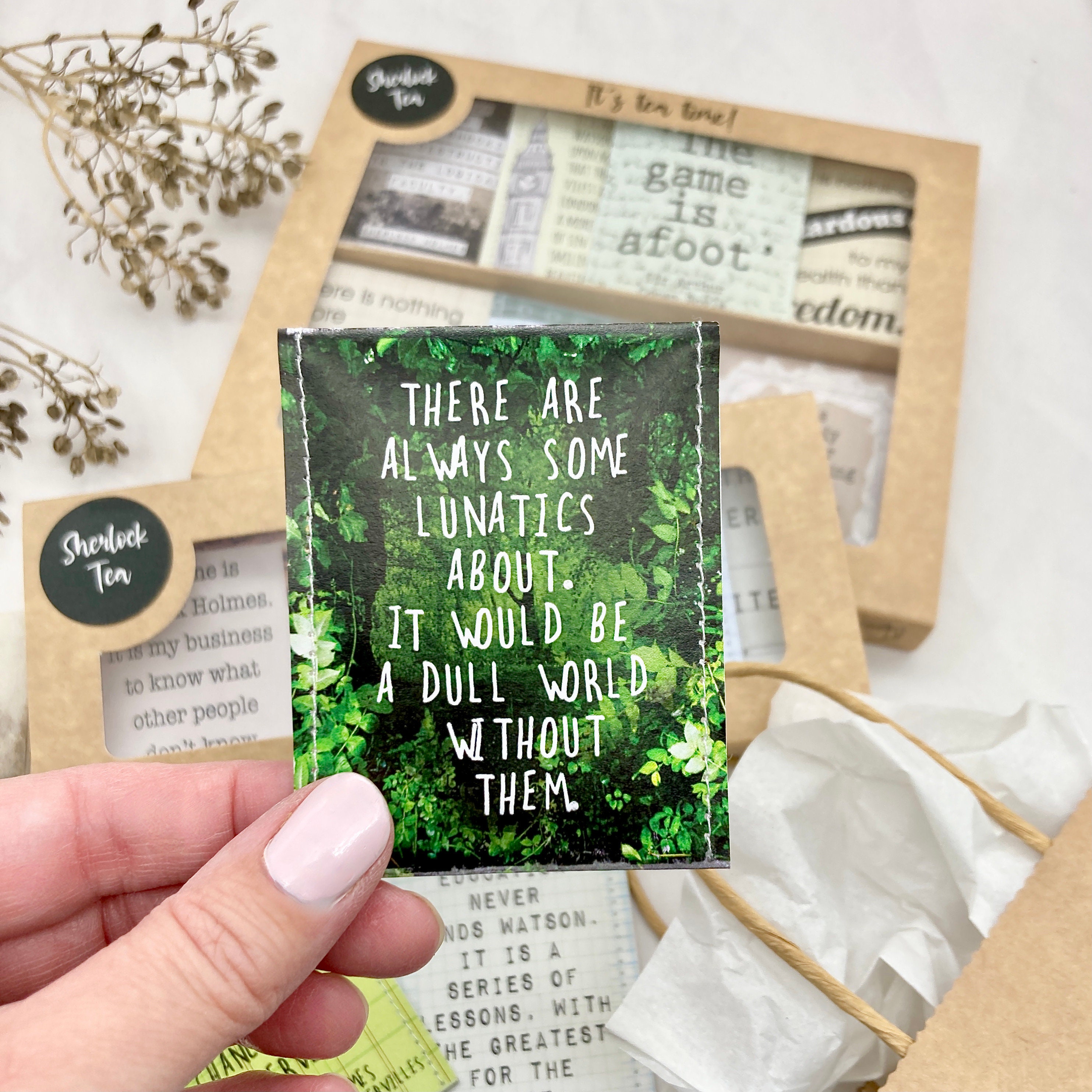 Sherlock Holmes Tea Gift Set Sherlock Gift for Sherlock - Etsy UK