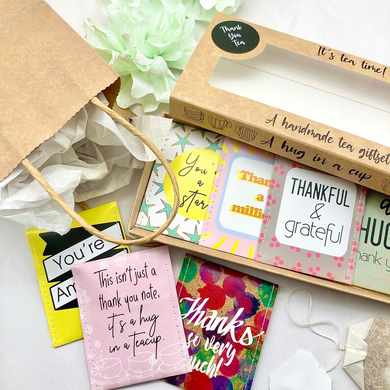 Thank You Gift Set: Thank You Tea Gift Thank You Box Thank - Etsy UK