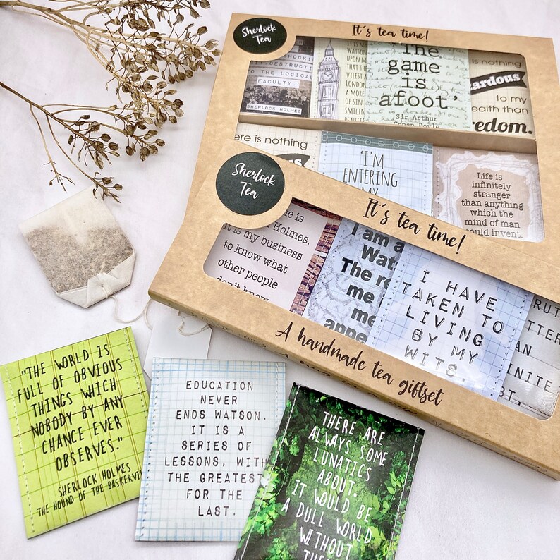 Sherlock Holmes Tea Gift Set Sherlock Gift for Sherlock - Etsy UK