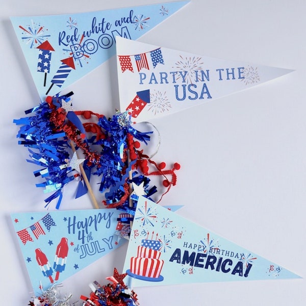 4th of July Flag - Etsy