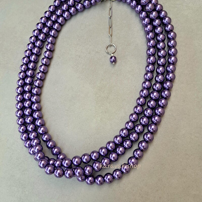 Purple Pearls - Etsy