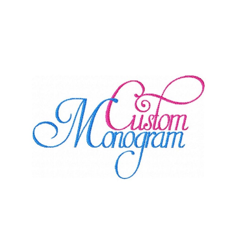 Monogram Embroidery - Etsy