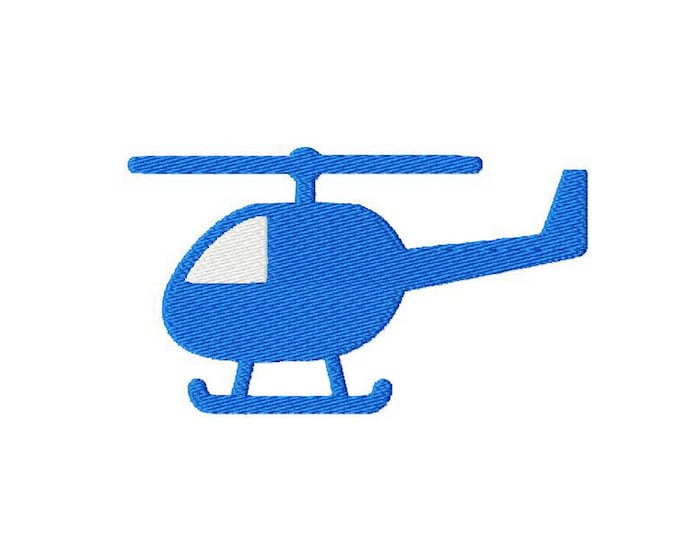 Helicopter Embroidery Design Aviation Transport Mini Chopper Pattern in ...
