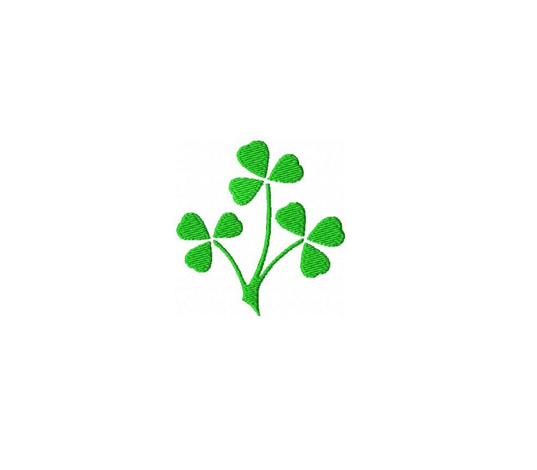 Irish Shamrock Machine Embroidery Design Mini Clover Pattern Irish ...