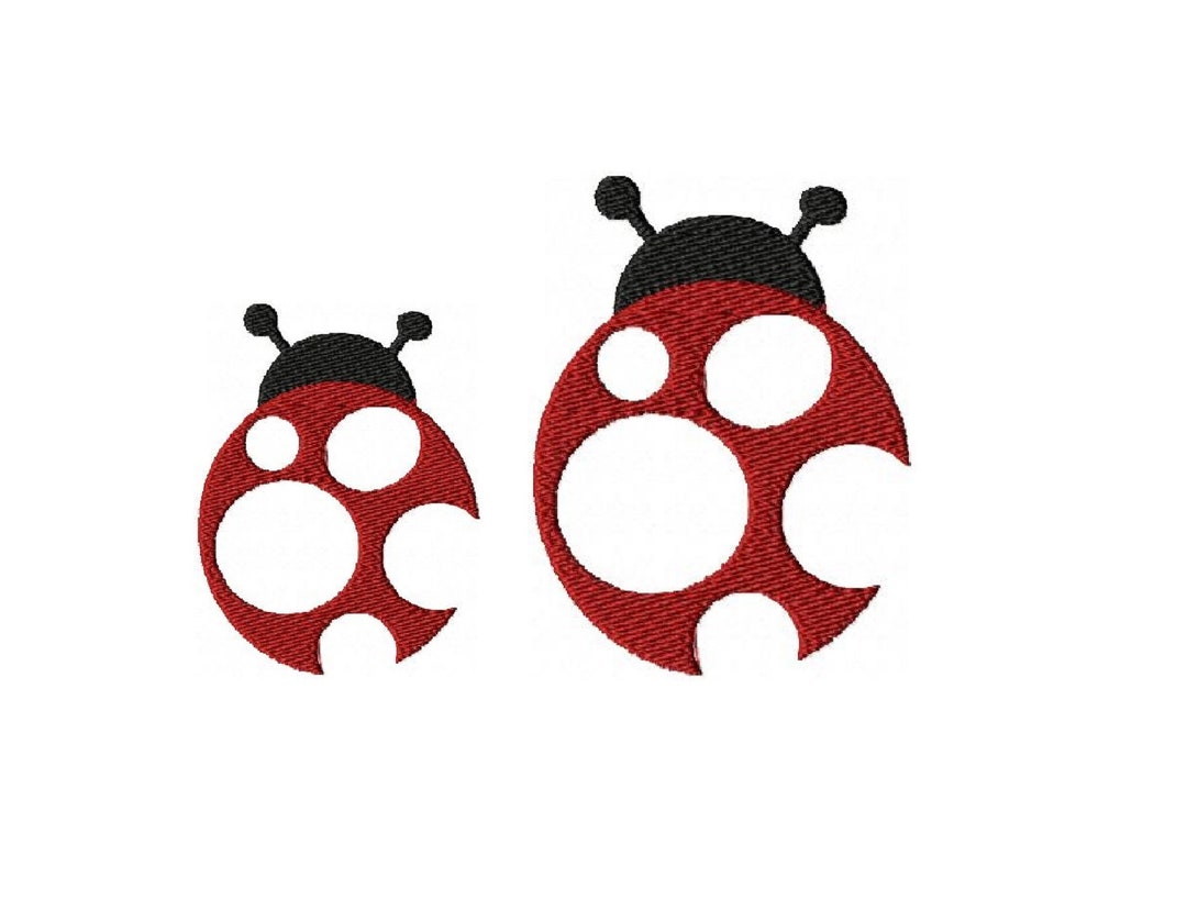 Ladybird Machine Embroidery Design, Ladybug Mini Pattern Summer Insect ...