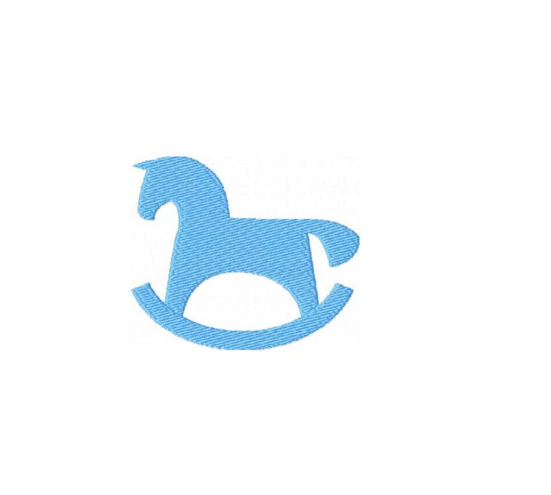 Rocking Horse Machine Embroidery Design Mini Horse Nursery Design Baby ...