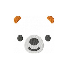 Bear Face Machine Embroidery Design Cute Teddy Bear Face Pattern for ...