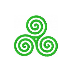 Celtic Trinity Machine Embroidery Design Triskele Eternity Symbol Irish ...