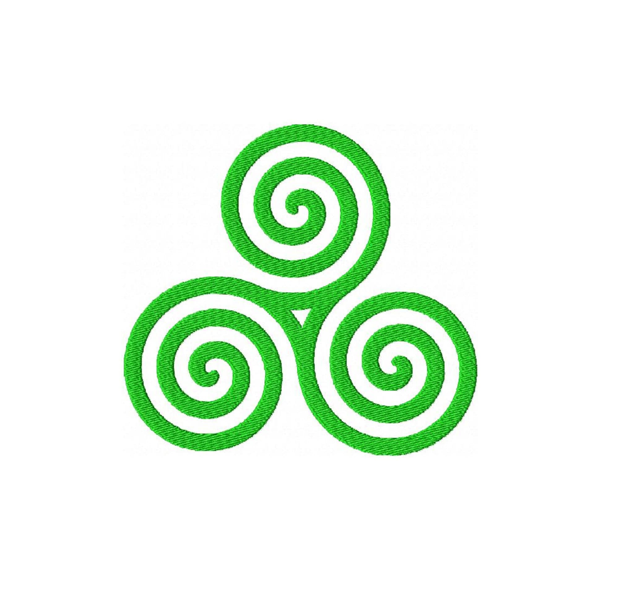 Celtic Trinity Machine Embroidery Design Triskele Eternity Symbol Irish ...