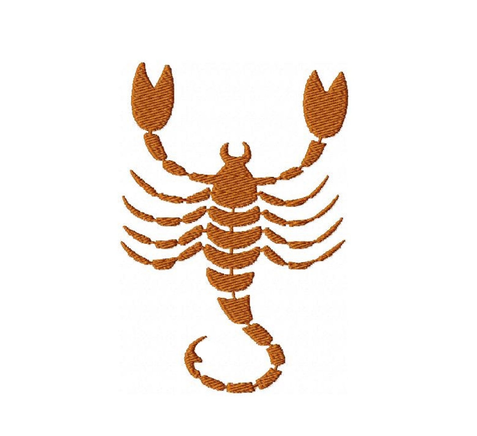Scorpio Machine Embroidery Design, Zodiac Sign Embroidery Pattern ...