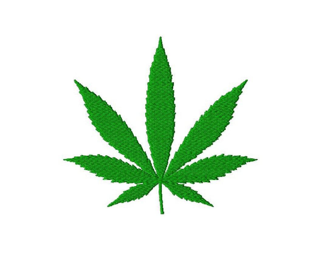 Hemp Leaf Machine Embroidery Design Marijuana Leaf Pattern - Etsy UK