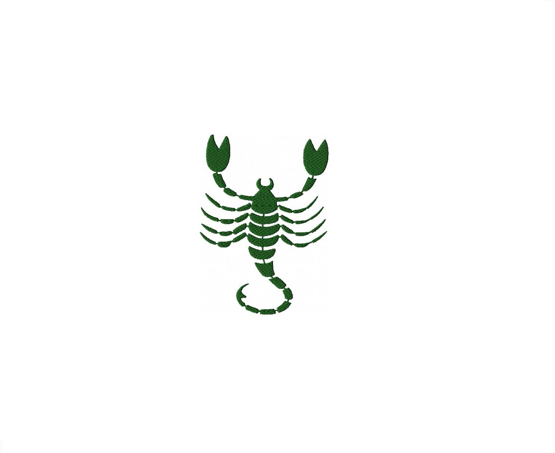 Scorpio Machine Embroidery Design, Zodiac Sign Embroidery Pattern ...