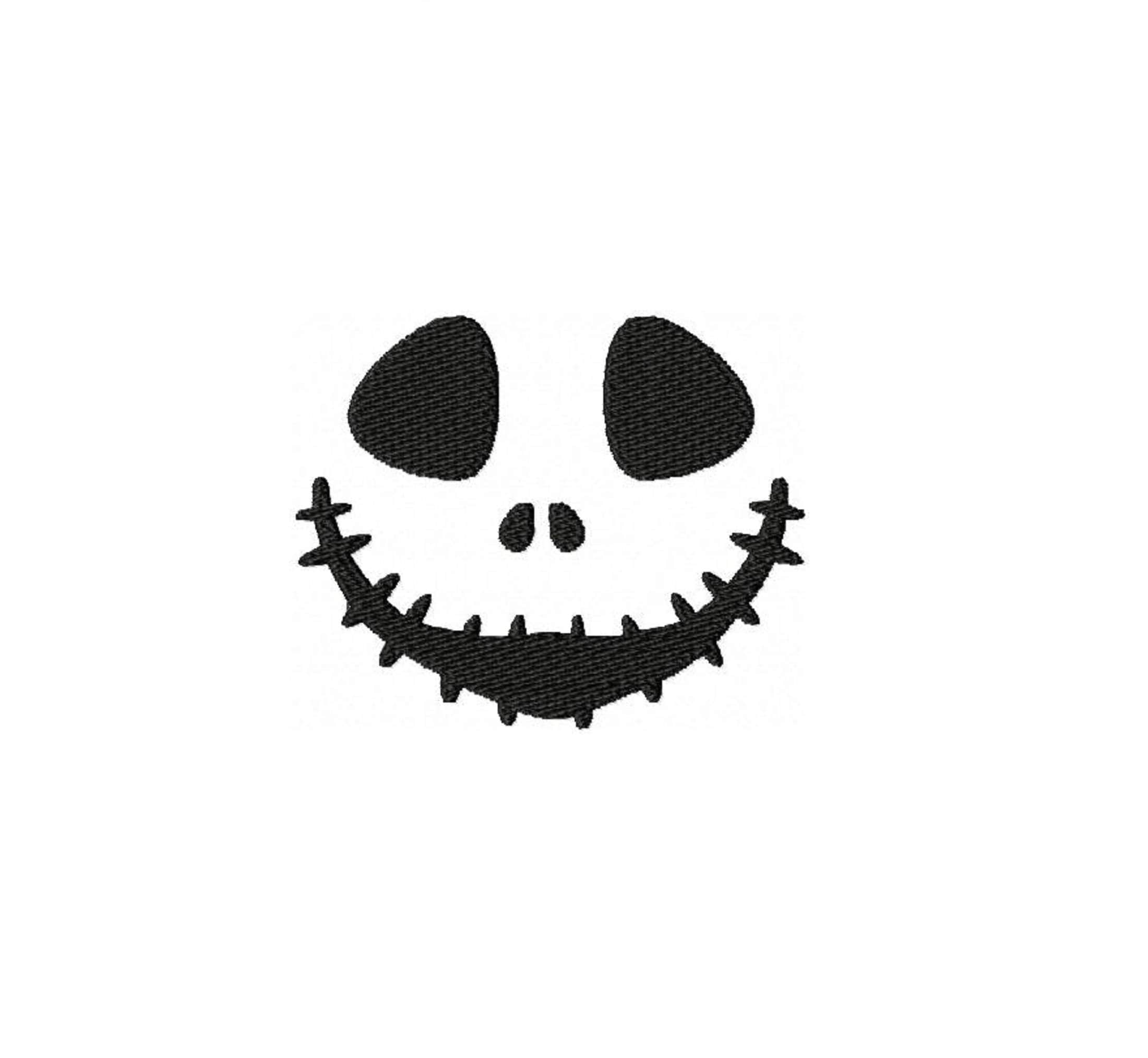 Scary Face Machine Embroidery Design, Pumpkin Face Ghost Pattern ...