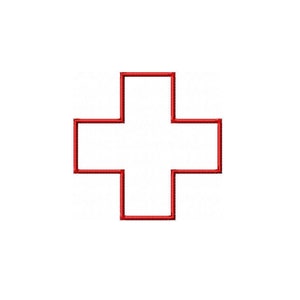 Red Cross Machine Embroidery Design and Appliqué Medical Doctor ...